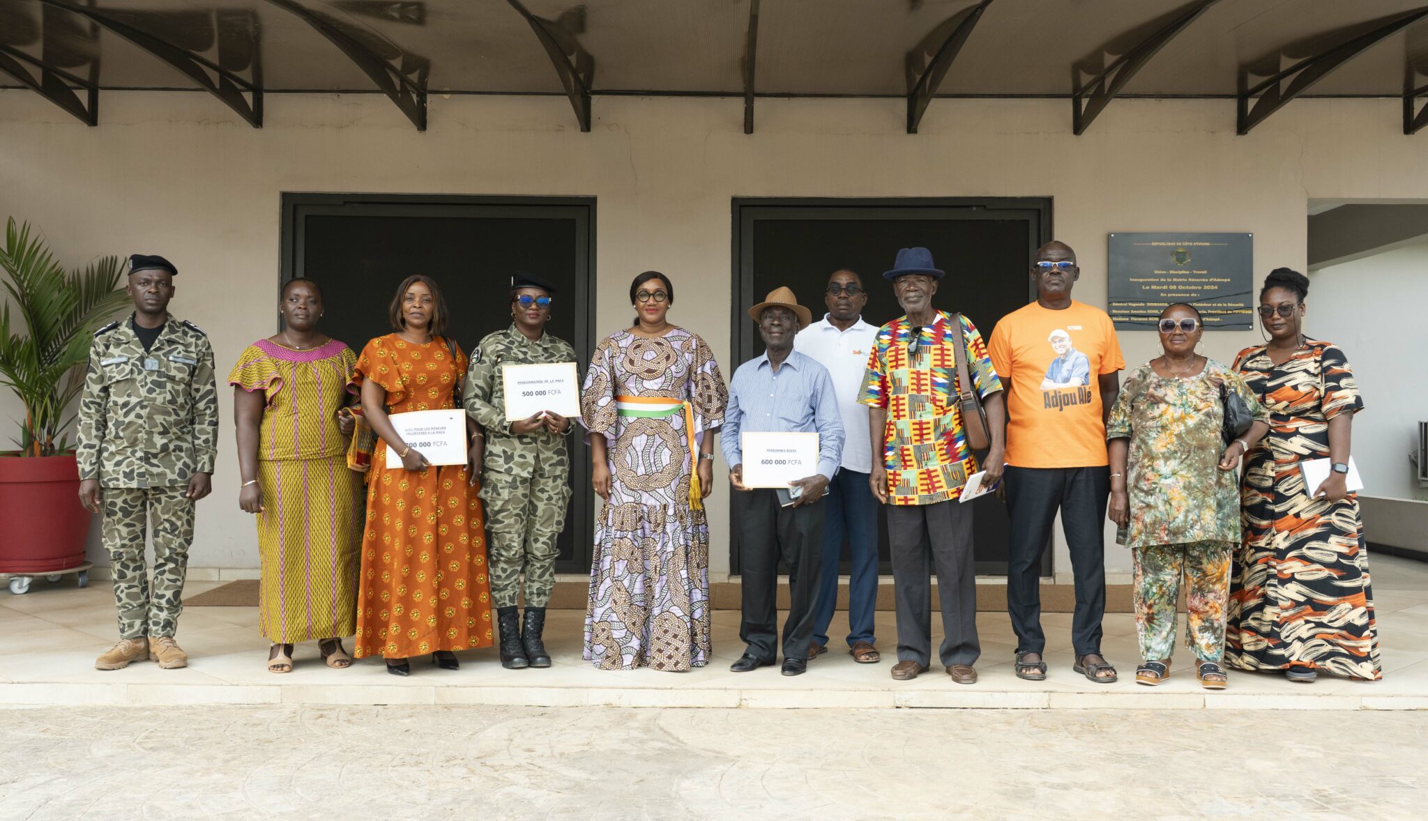 Mairie d'Adzopé, La Mé, Côte d'Ivoire – Solidarité – Travail – Progrès